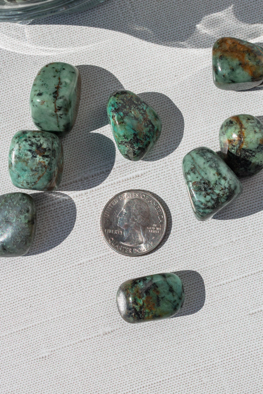 African Turquoise Tumbled Stone – Selene Stone