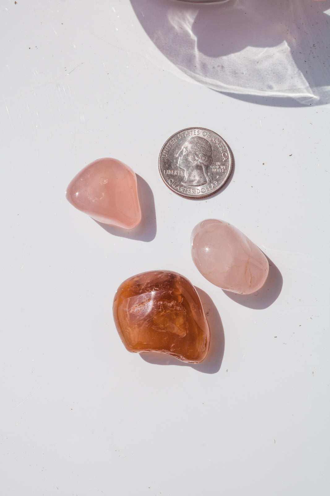 Pink Chalcedony Tumbled Stone – Selene Stone