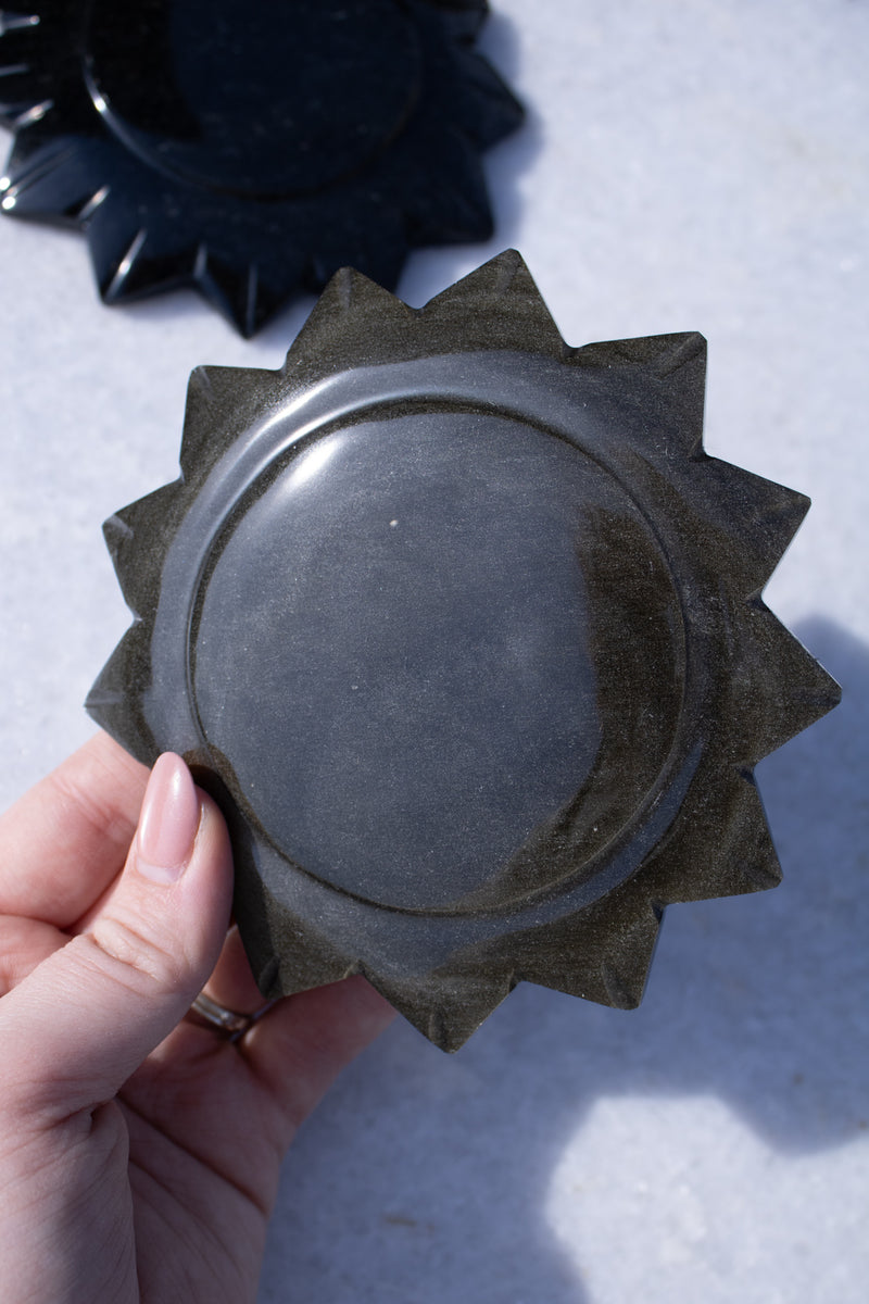 Goldsheen Obsidian Sun – Selene Stone