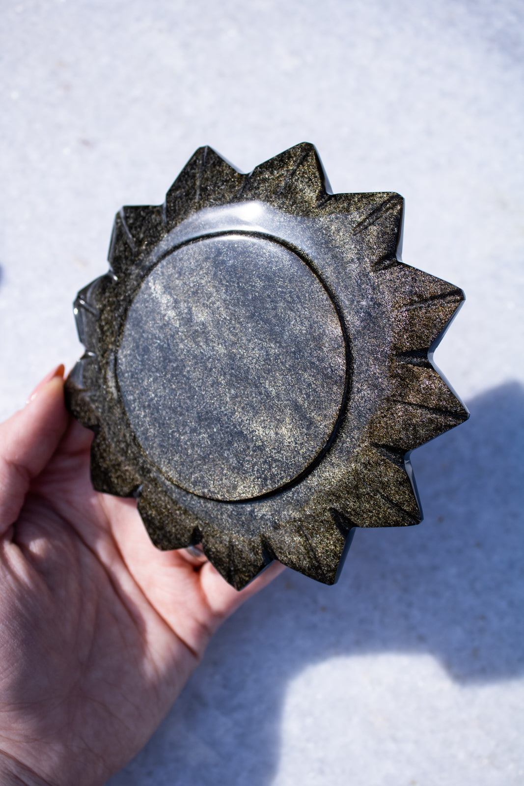 Goldsheen Obsidian Sun – Selene Stone